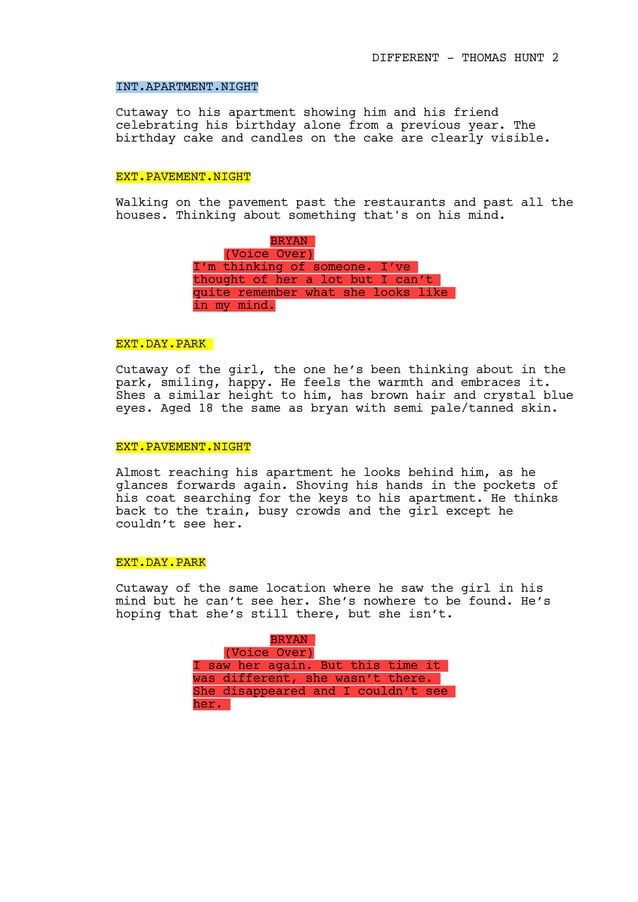 Different - First Draft | PDF