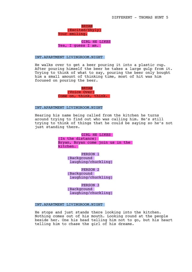 Different - First Draft | PDF