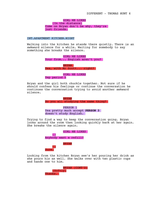 Different - First Draft | PDF