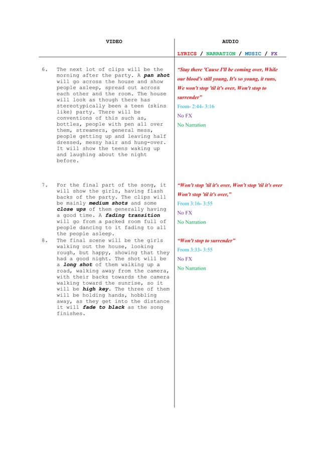 First draft script beth melia | PDF