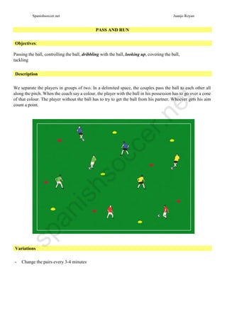Youth Soccer drills spanishsoccer | PDF | Soccer | Sports