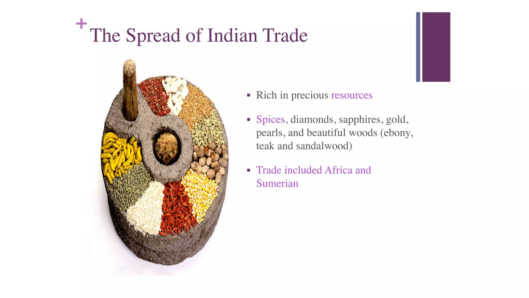 First Empires of india & Rrade of Indian Culture (2018) | PPT