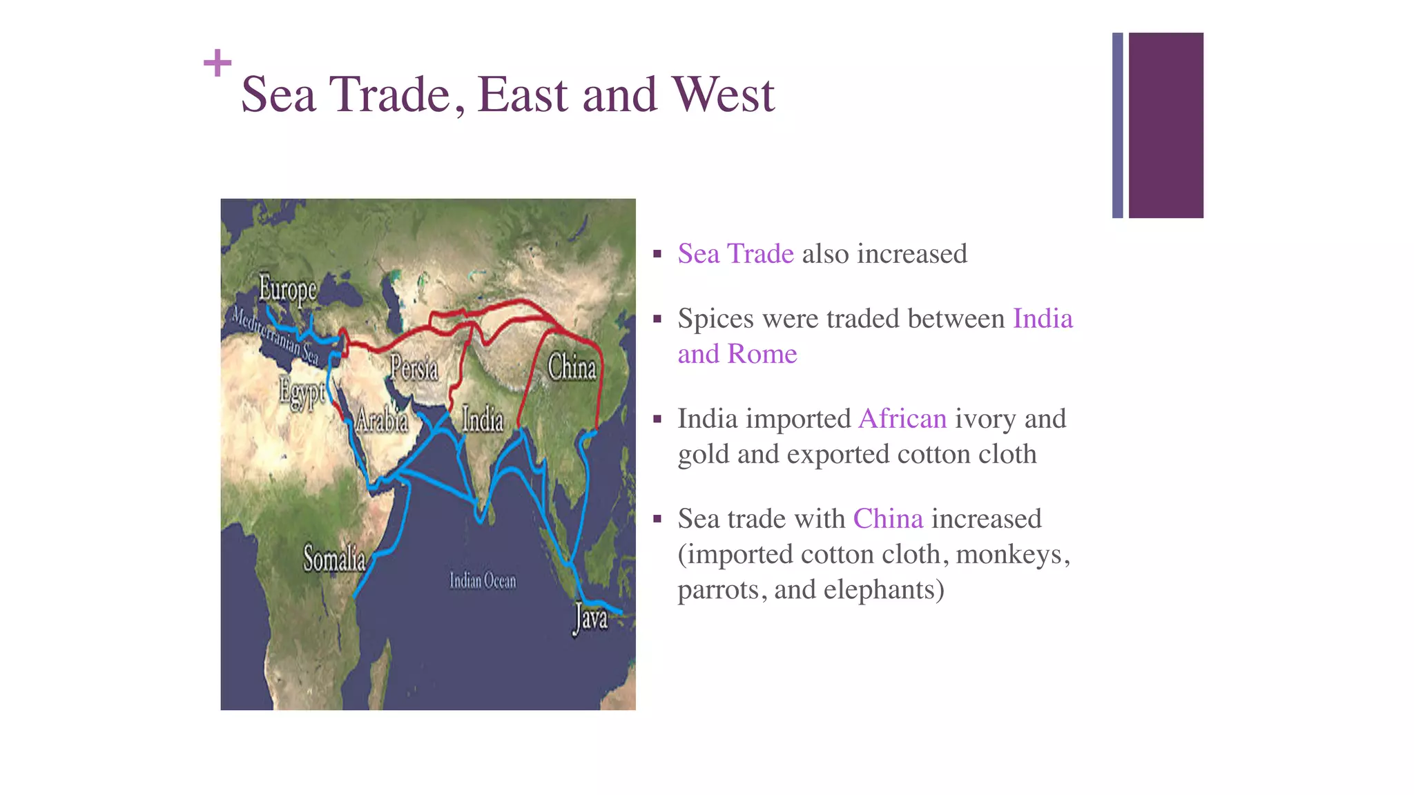 First Empires of india & Rrade of Indian Culture (2018) | PPT