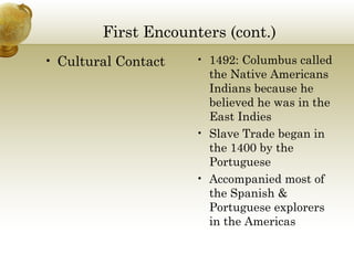First encounters | PPT