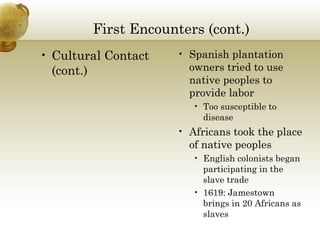 First encounters | PPT