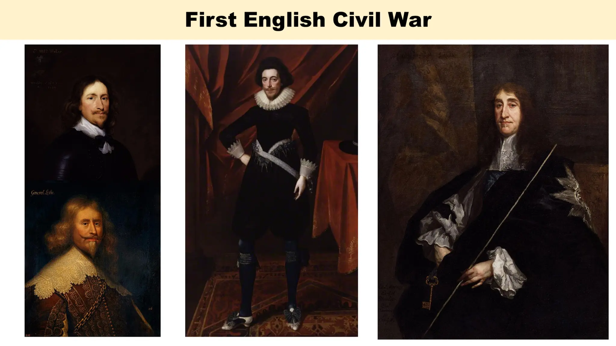 First English Civil War a history, photos and text from Wikipedia. | PPT
