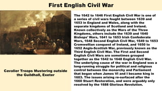 First English Civil War a history, photos and text from Wikipedia. | PPT