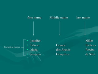 First english class | PPT