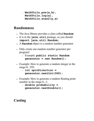 First fare 2010 java-introduction | PDF