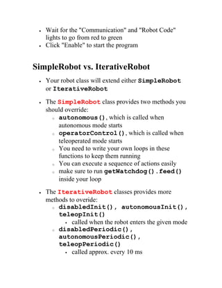 First fare 2010 java-introduction | PDF