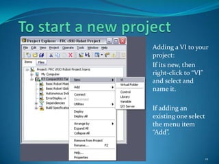 First fare 2010 lab-view overview | PPT