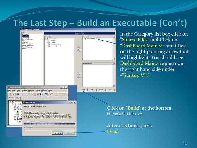 First fare 2011 creating custom dashboards with labview | PPT