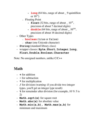 First fare 2011 frc-java-introduction | PDF | Programming Languages ...