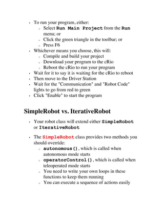 First fare 2011 frc-java-introduction | PDF | Programming Languages ...