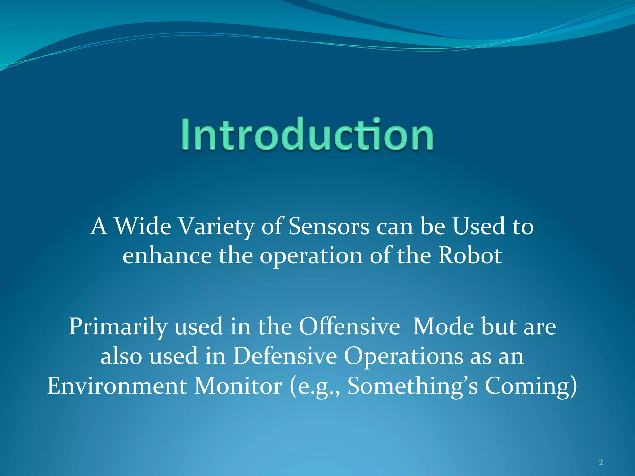 First fare 2011 sensors for frc robots