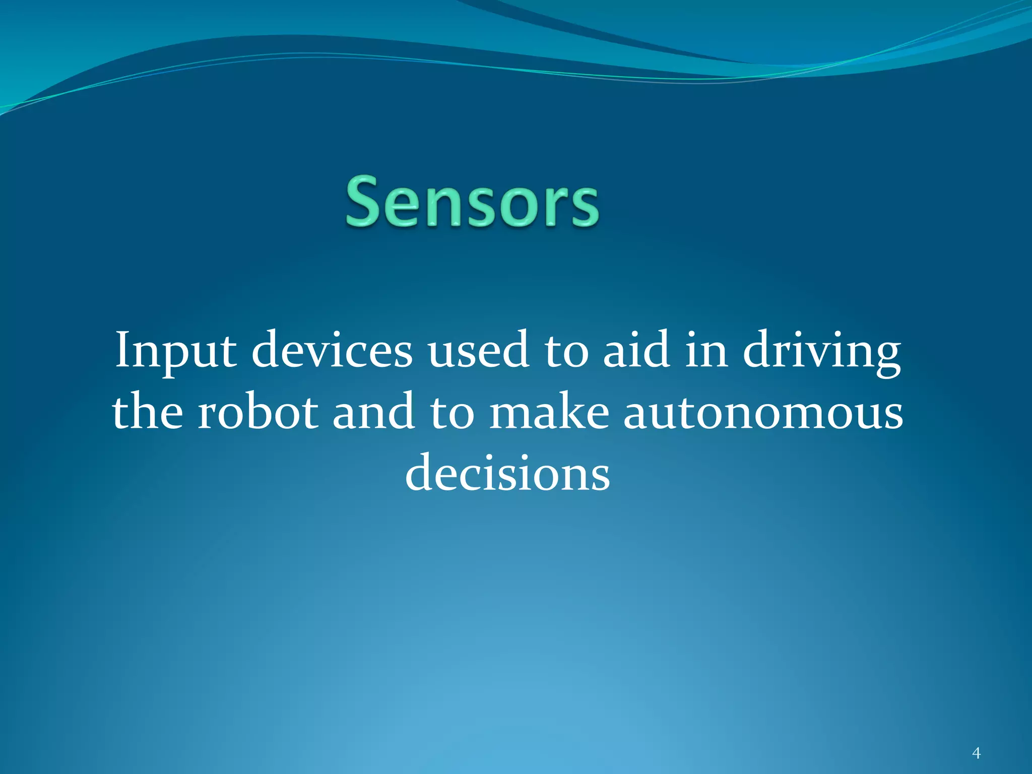 First fare 2011 sensors for frc robots
