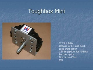 FIRSTFare 2012 Drive Trains | PPT