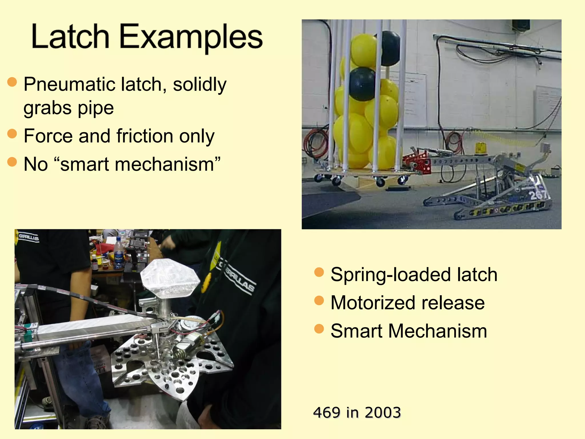 FIRSTFare 2012 Manipulators For FIRST FRC Robotics | PPT