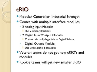 FIRSTFare 2012 Overview of Electronics | PPT