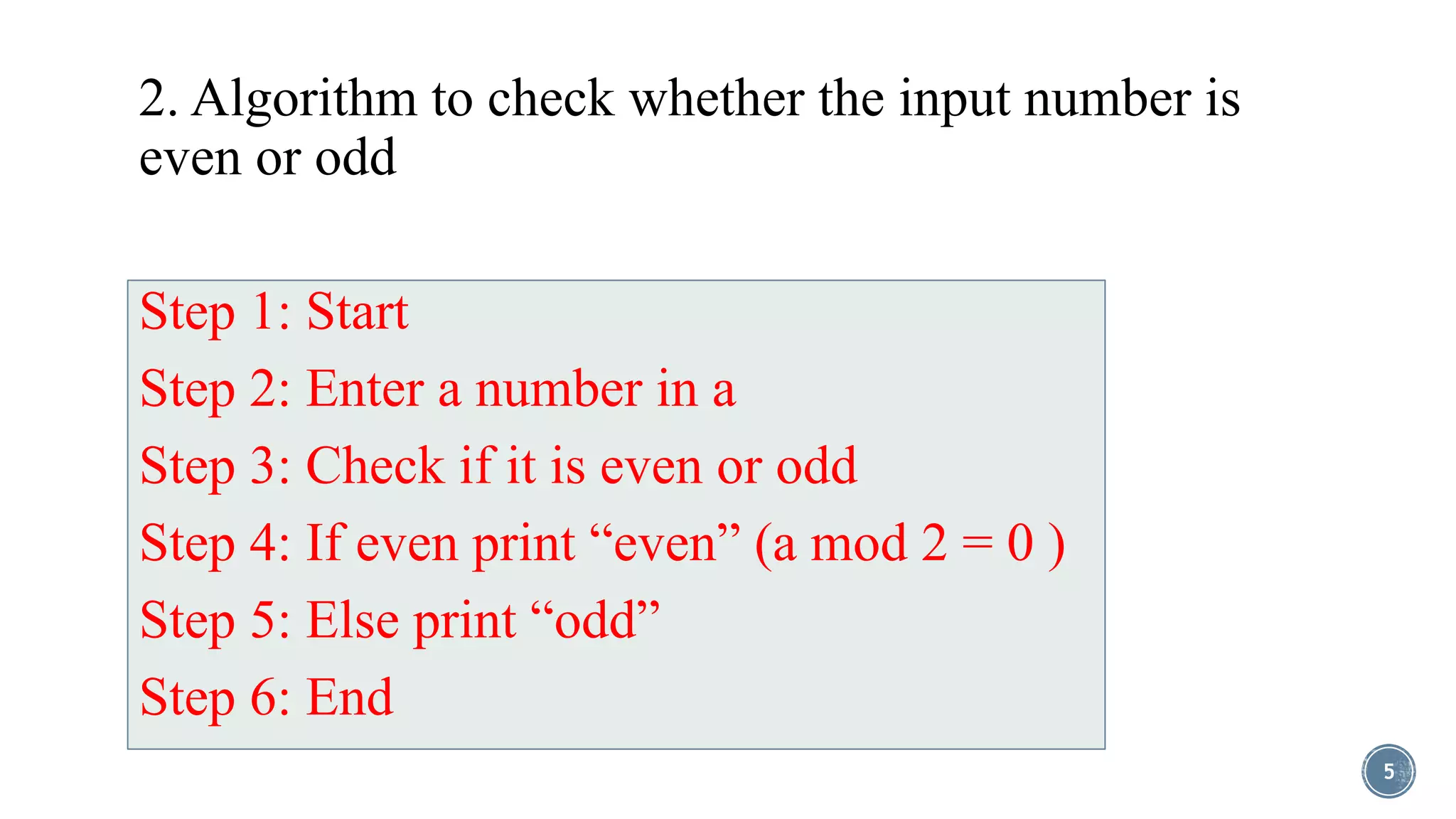 Algorithm And Flowchart Pptx Programming Languages Computing
