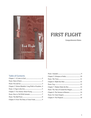 First Flight Comprehensive Notes Class 10.pdf