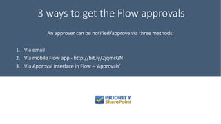 First Approval Flow - Microsoft Flow | PPTX