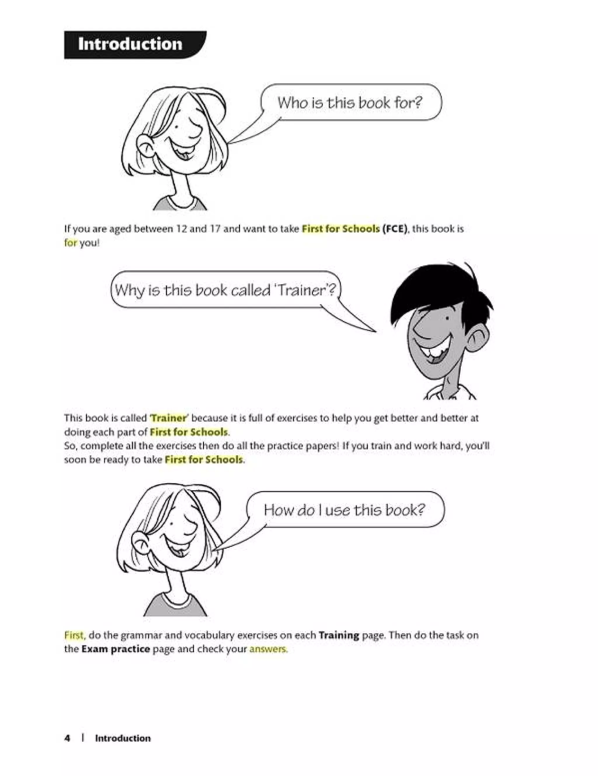 First for Schools Trainer - Six Practice Tests with Answers & Teacher's ...