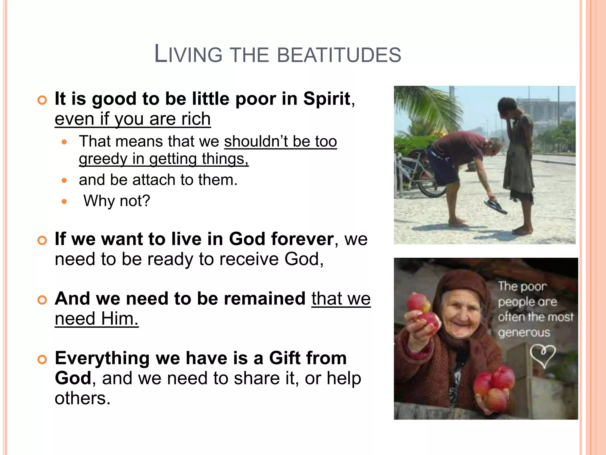 the 8 beatitudes, | PPTX