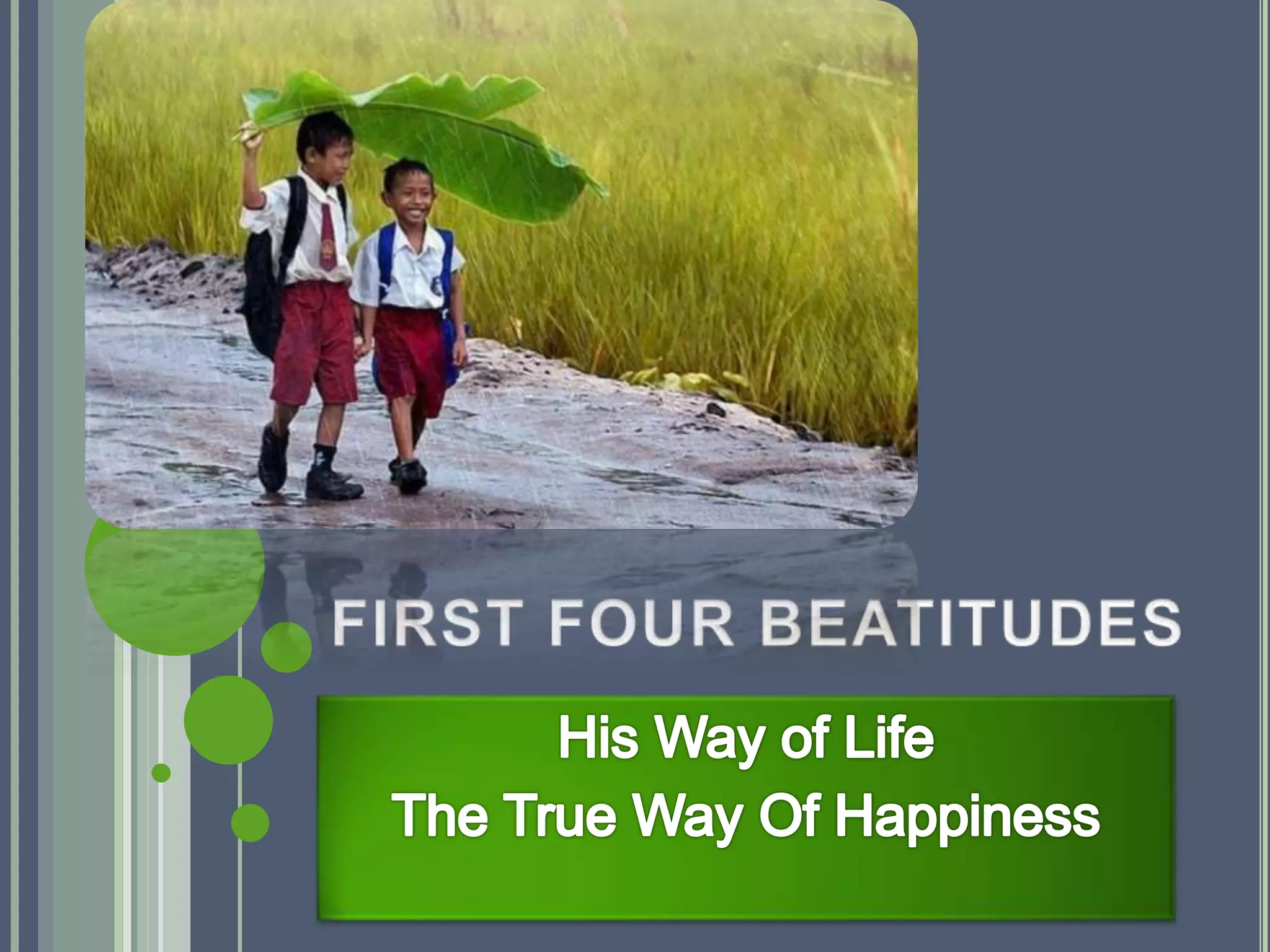 the 8 beatitudes, | PPTX
