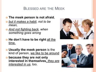 the 8 beatitudes, | PPTX