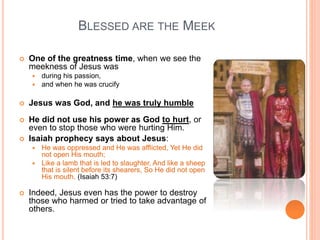 the 8 beatitudes, | PPTX