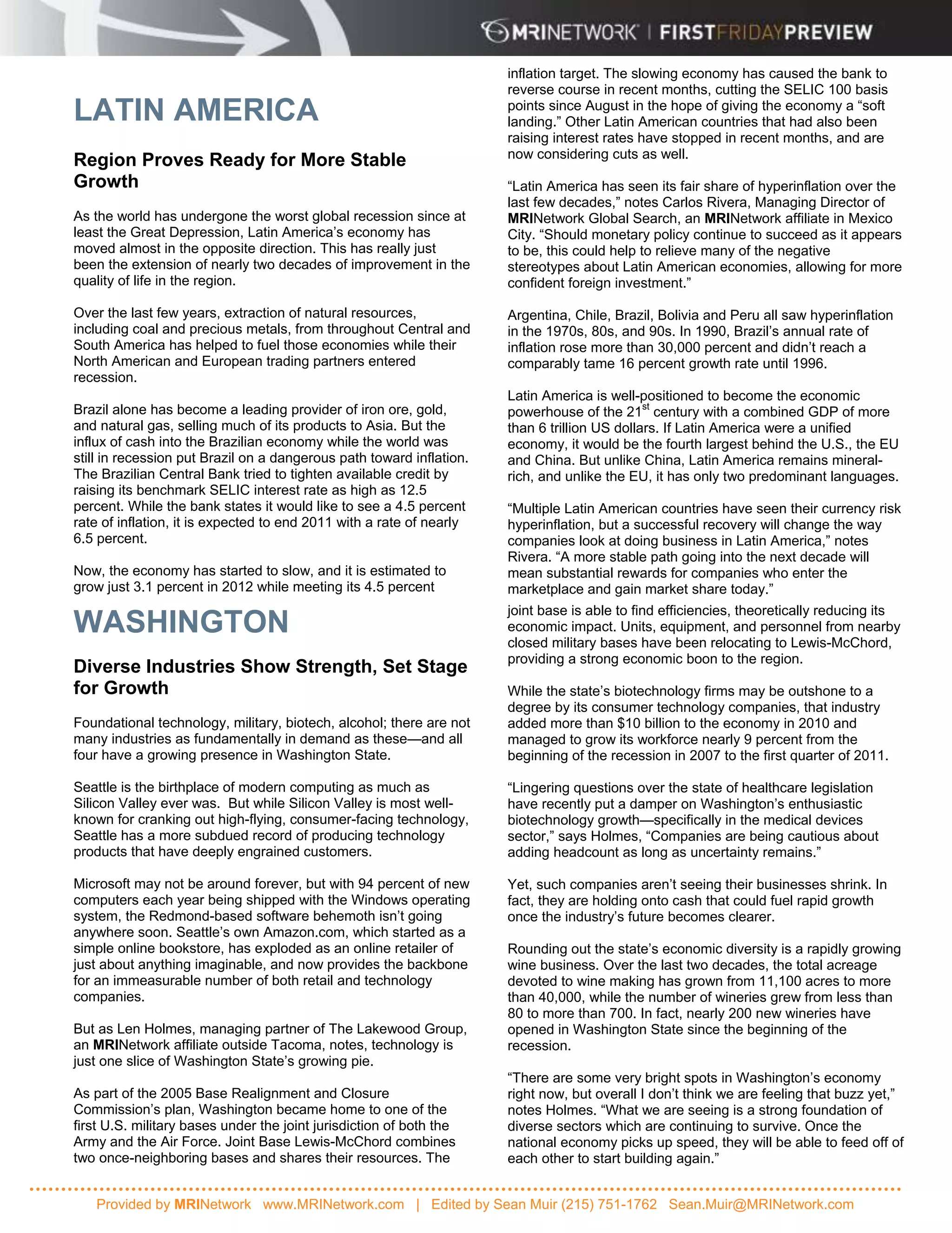 First Friday December 2011 | PDF