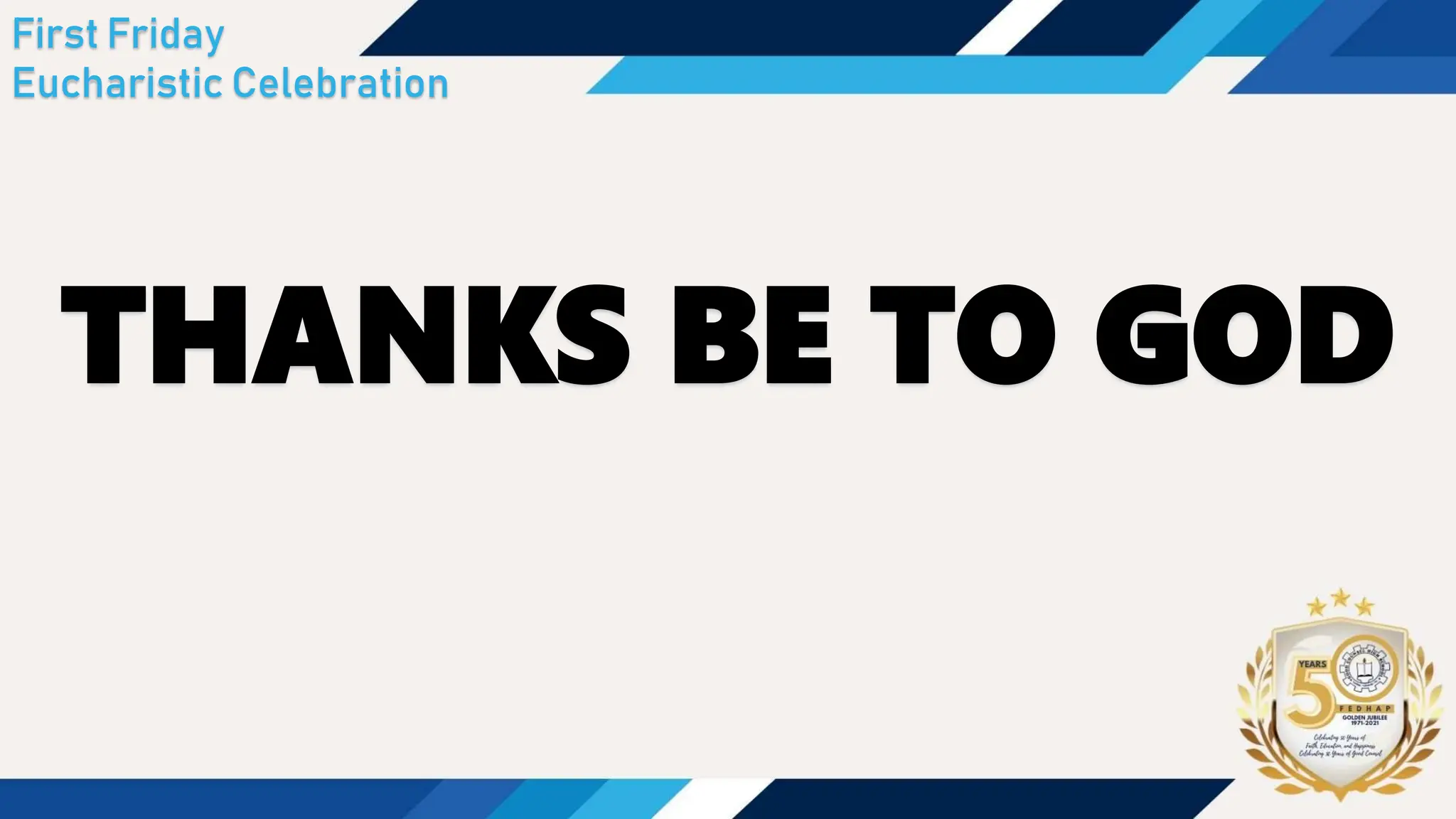 First Friday Mass.pptx | Christianity | Religion & Spirituality