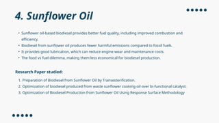 First FYP presentation (11) production of Biodiesel | PPTX