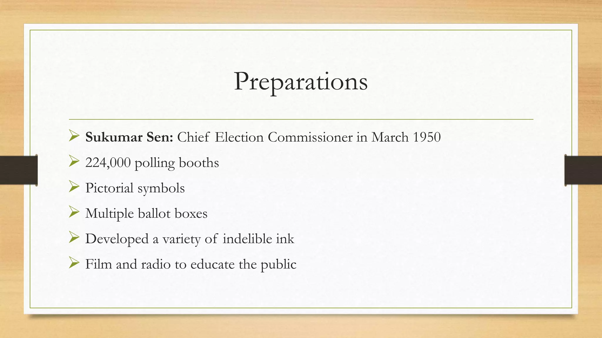 First general election | PPTX