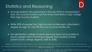 First Generation, Low Income Student Development Theory | PDF
