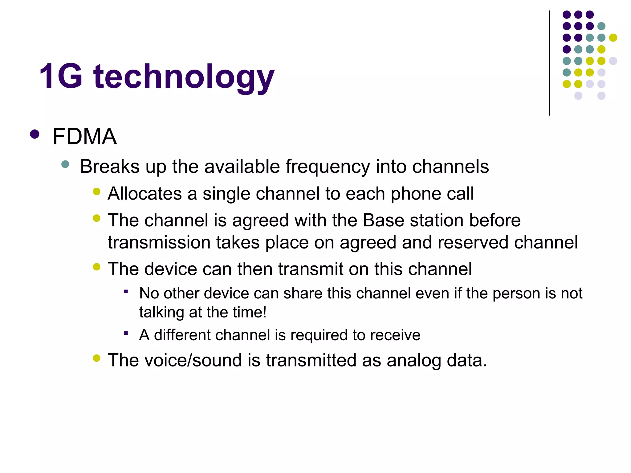 First generation network | PPT