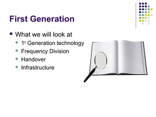 First generation network | PPT