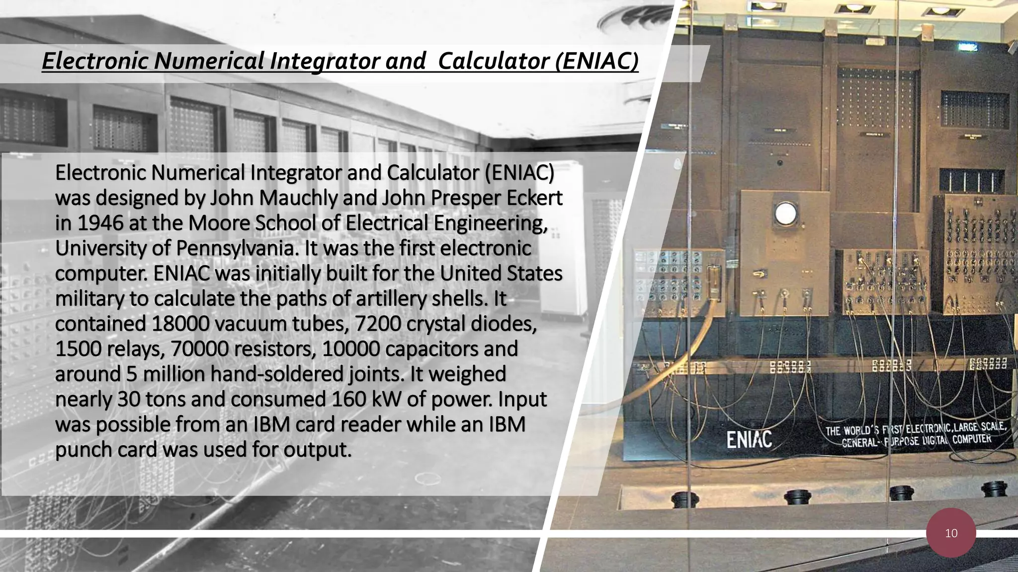 First generation of computer | PPTX