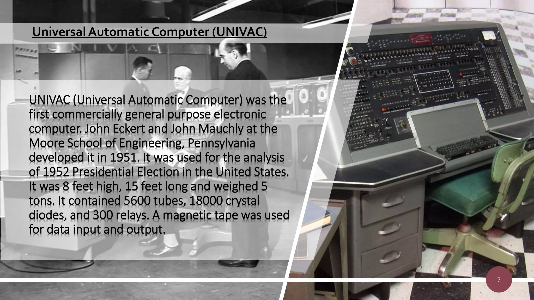 First generation of computer | PPTX