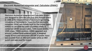 First generation of computer | PPTX