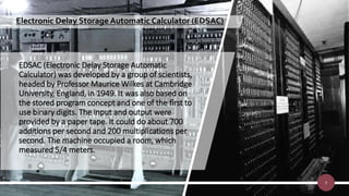 First generation of computer | PPTX