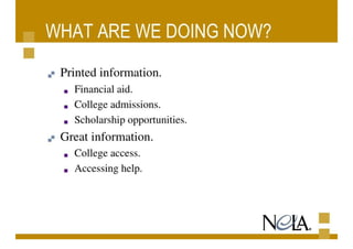 FIRST GENERATION STUDENTS | PDF