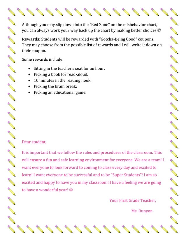 First grade handbook 1 | PDF