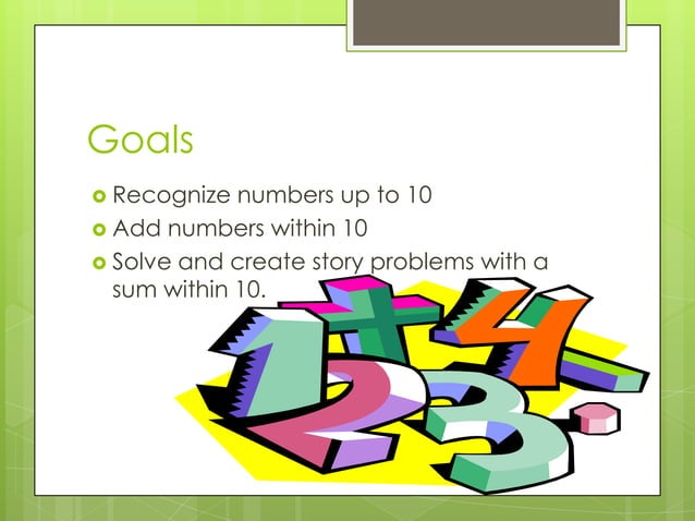 First grade math unit | PPT