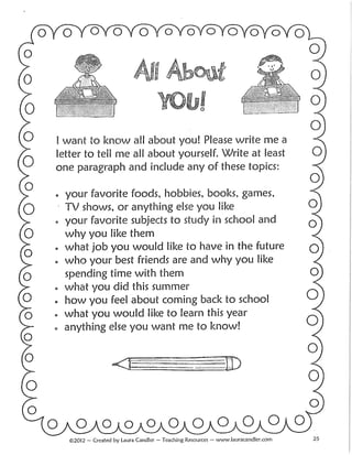 First grade packet | PDF