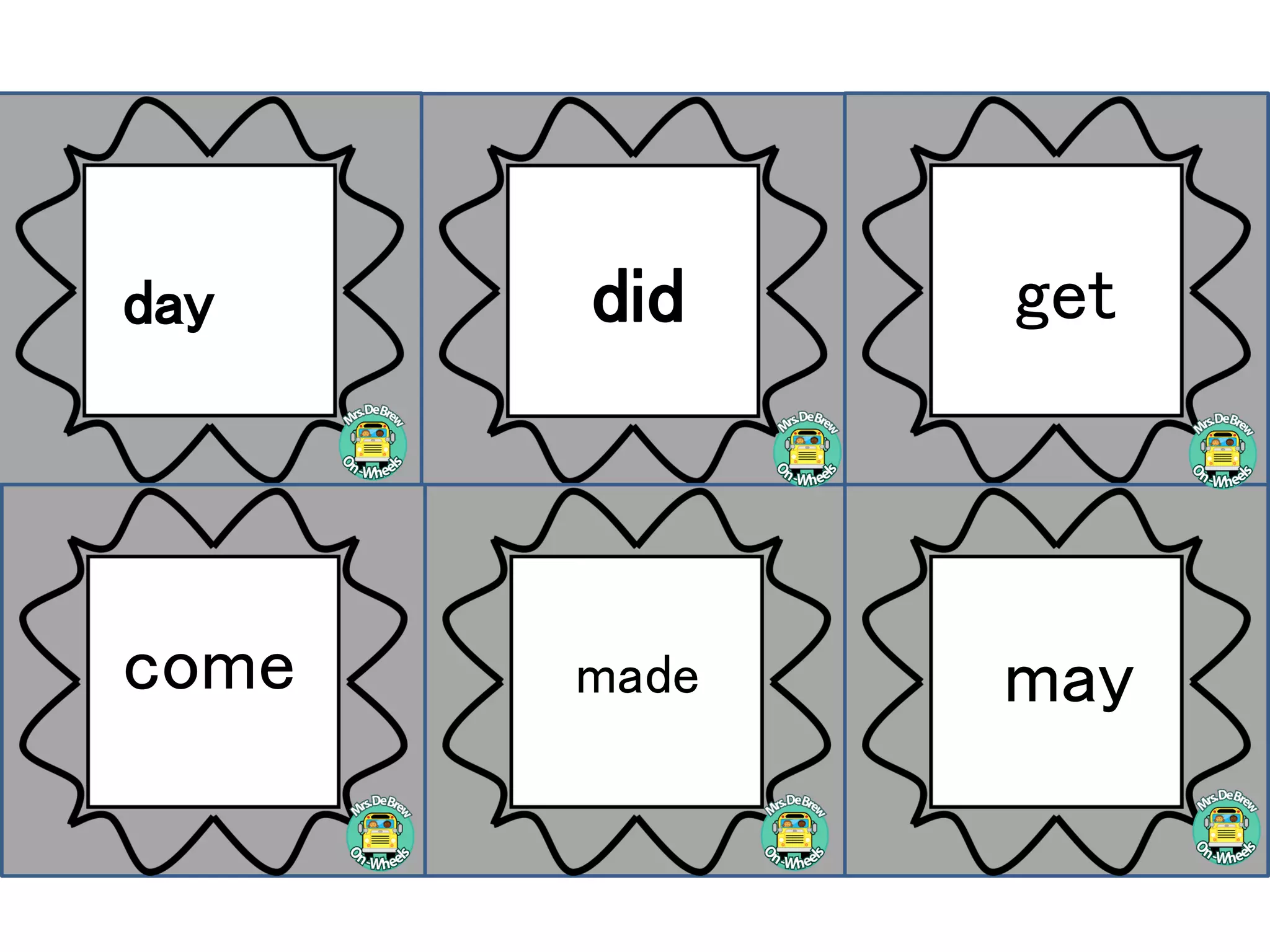 First Grade Sight Words in Spanish & English - (Set D) | PDF