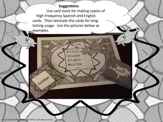 First Grade Sight Words in Spanish & English - (Set D) | PPT