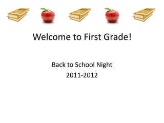 First grade slide show | PPTX