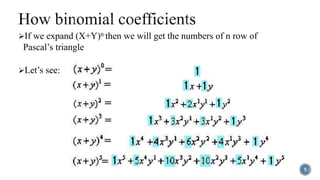 Pascal's triangle in Data Structure | PPTX
